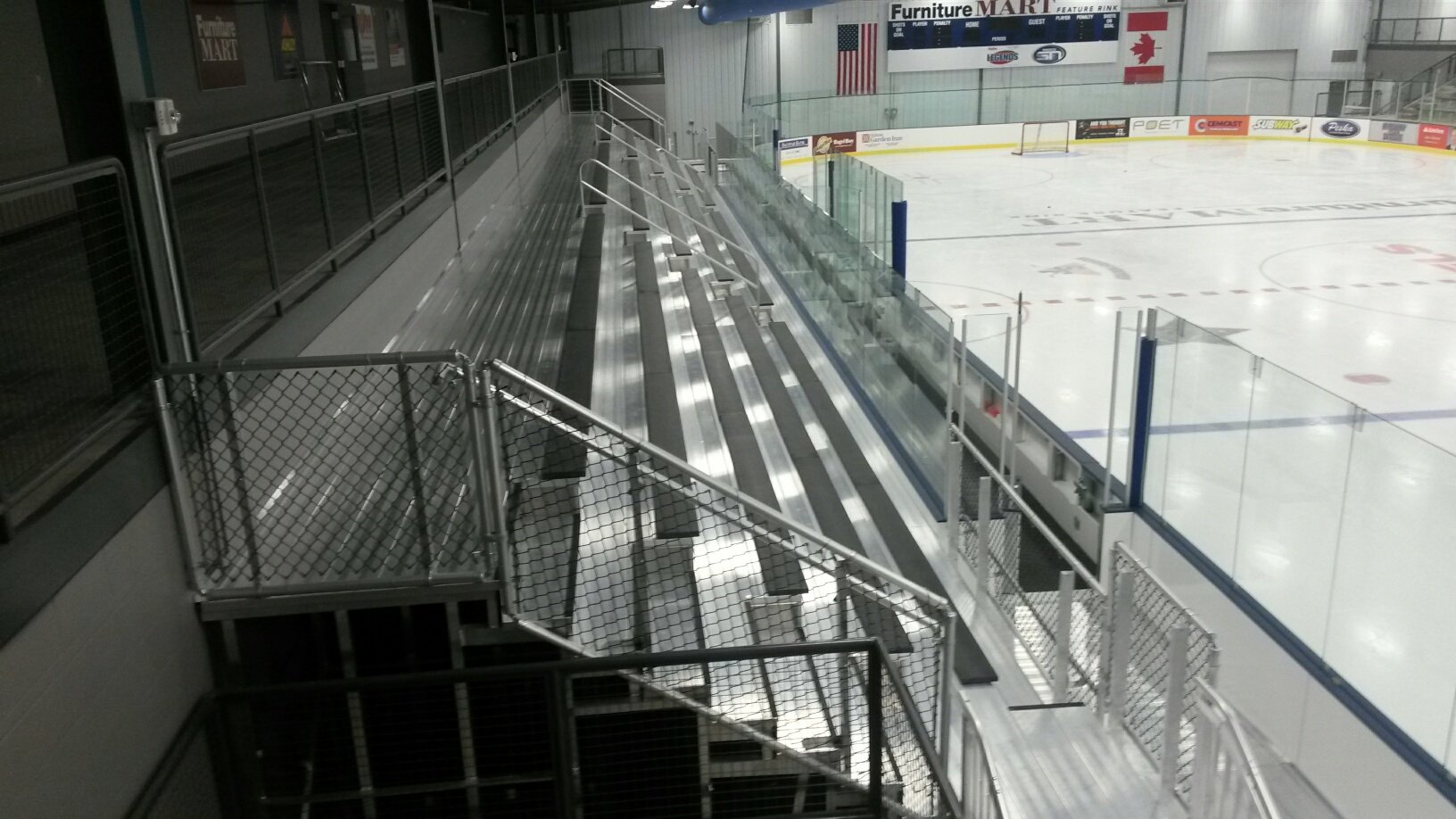 Custom Designed Bleachers | American Aluminum Seating Inc.