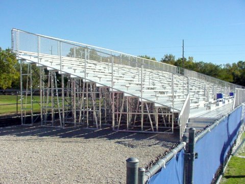 Elevated Bleachers | American Aluminum Seating Inc.