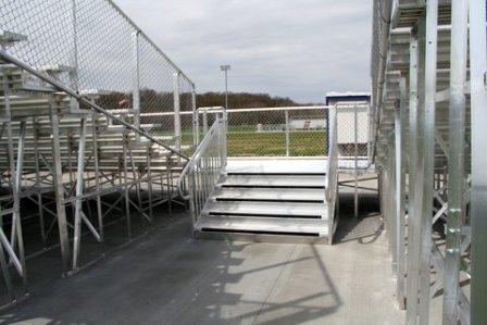 Elevated Bleachers | American Aluminum Seating Inc.