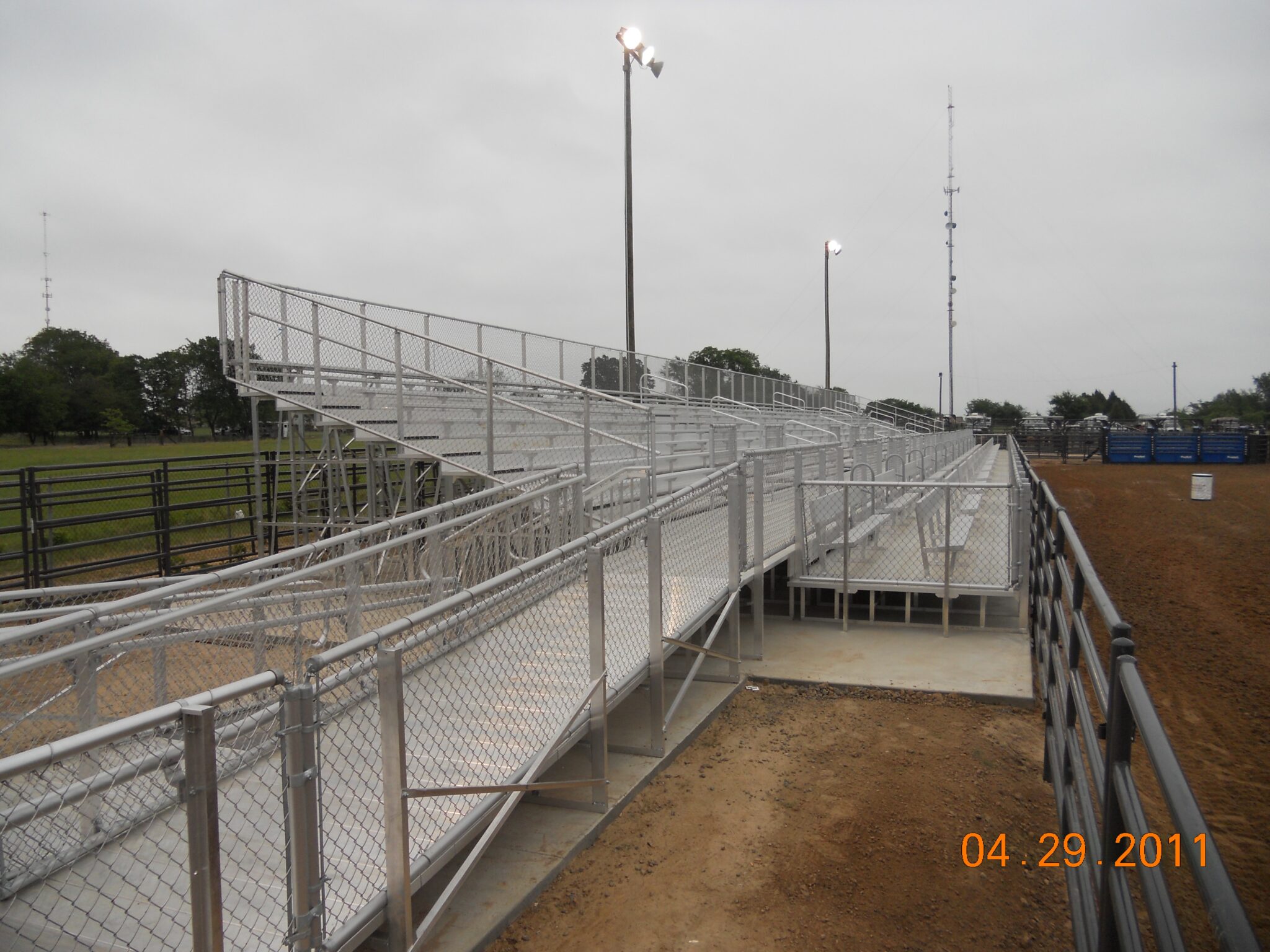 Elevated Bleachers | American Aluminum Seating Inc.