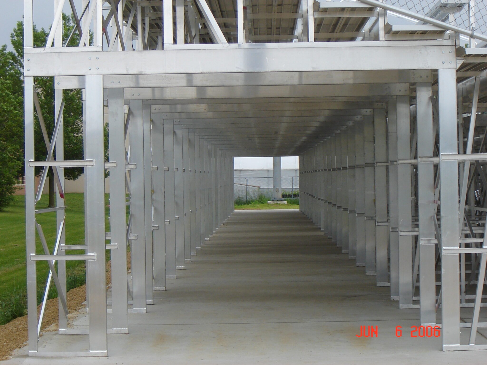 Elevated Bleachers | American Aluminum Seating Inc.